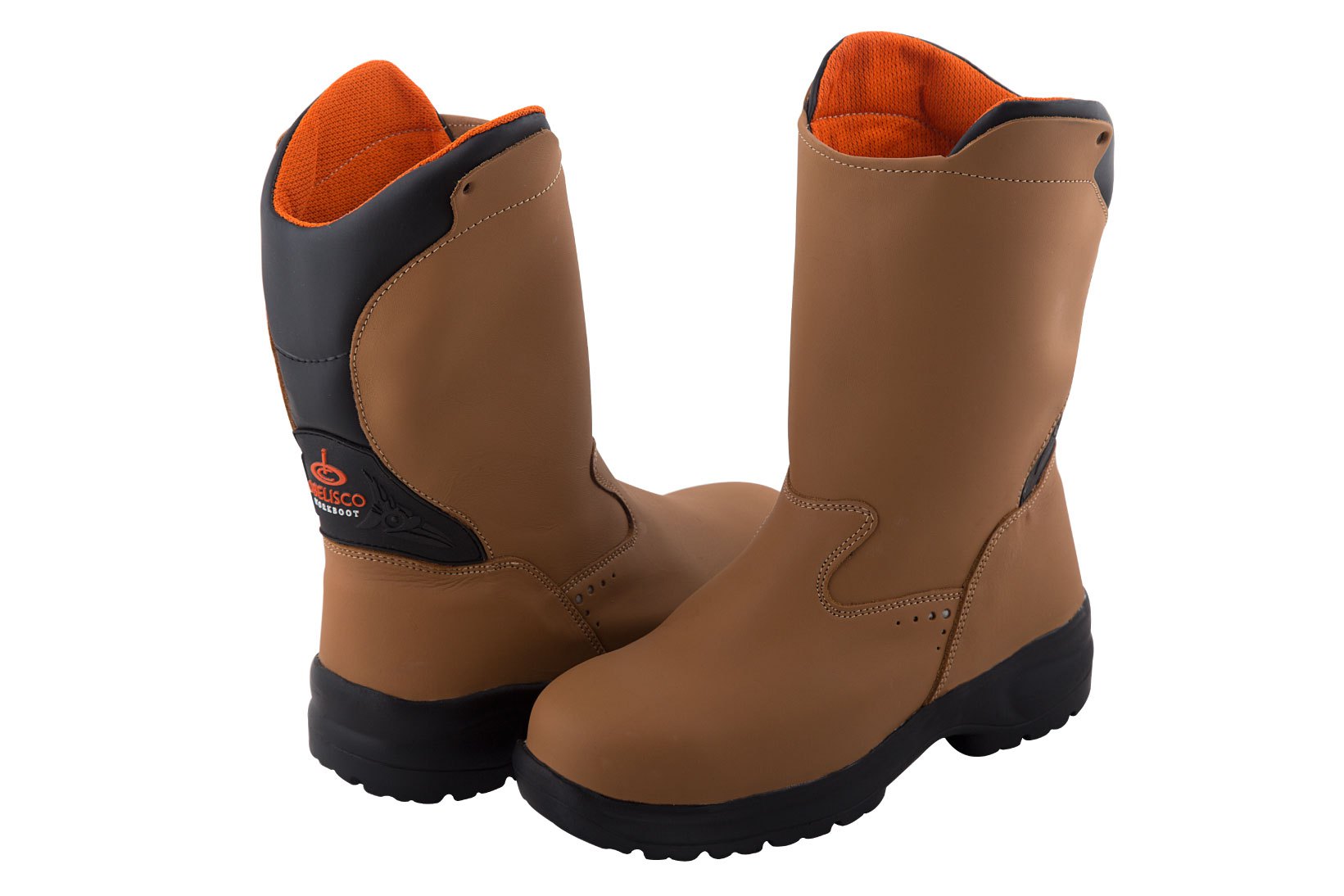 BOTA SOLDADOR VAQUETA MARRON SUELA POLIURETANO MOD. 2801 – Gilca
