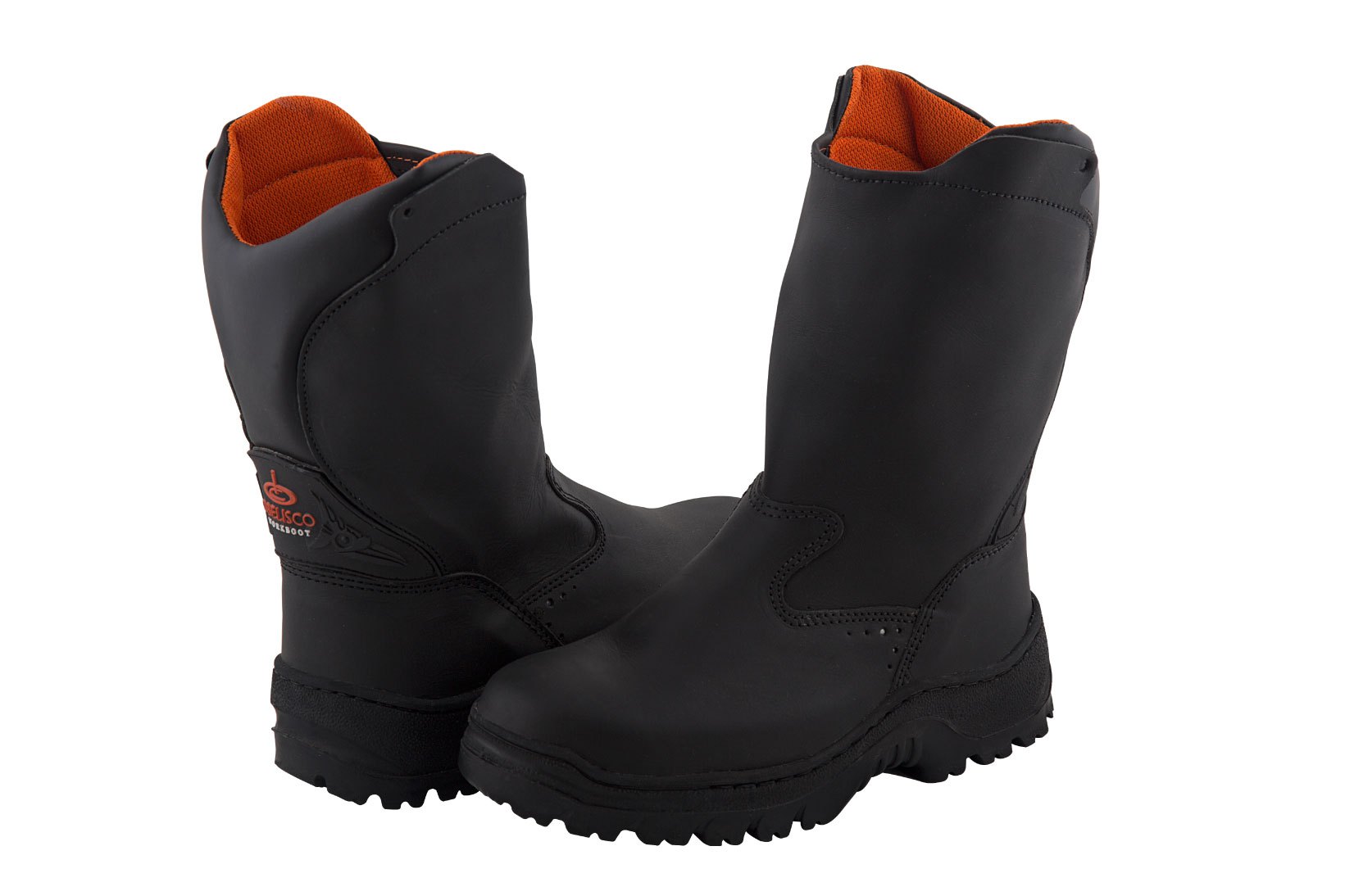 BOTA SOLDADOR VAQUETA NEGRA SUELA CAUCHO MOD. 2802 – Gilca